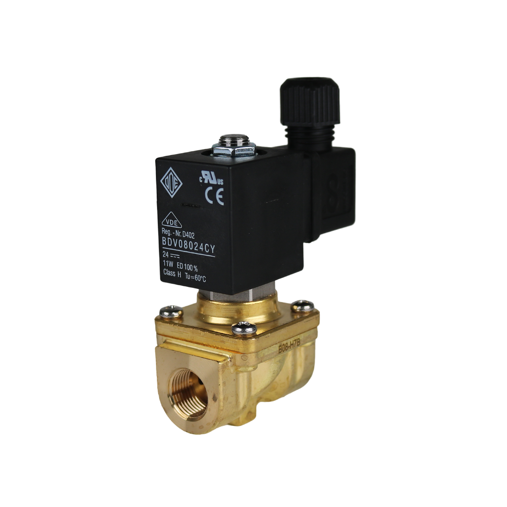 ODE | 21H8KV120 Solenoid Valve 1/2" BSP N.C 2/2 WAY — Hydronics Depot Inc.