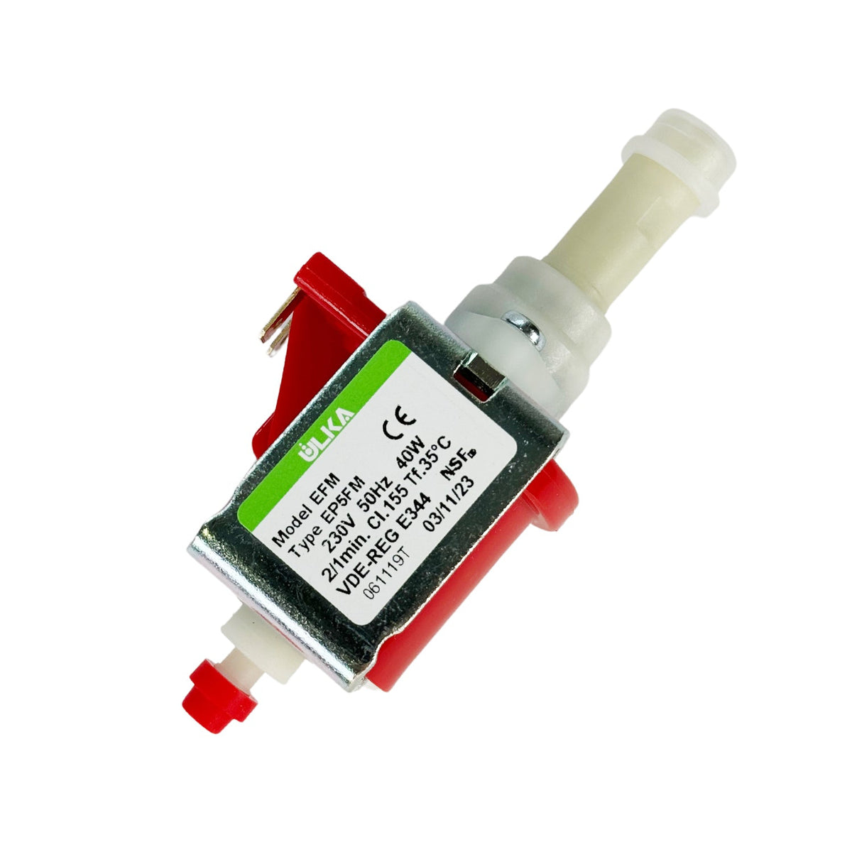 Ulka Vibration Pump EP5FM-230V, 50Hz, 40W, NSF — Hydronics Depot Inc.