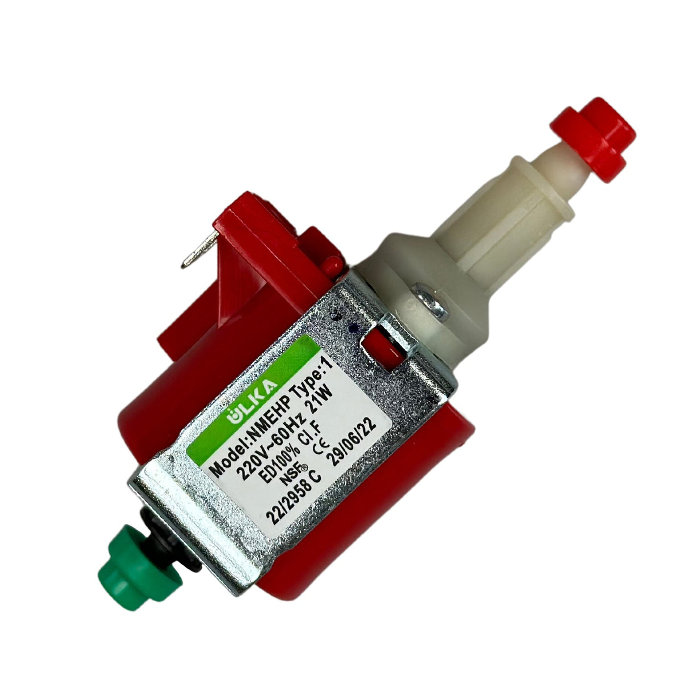 Ulka Vibration Pump NMEHP1-220V, 60Hz, 21W, NSF — Hydronics Depot Inc.