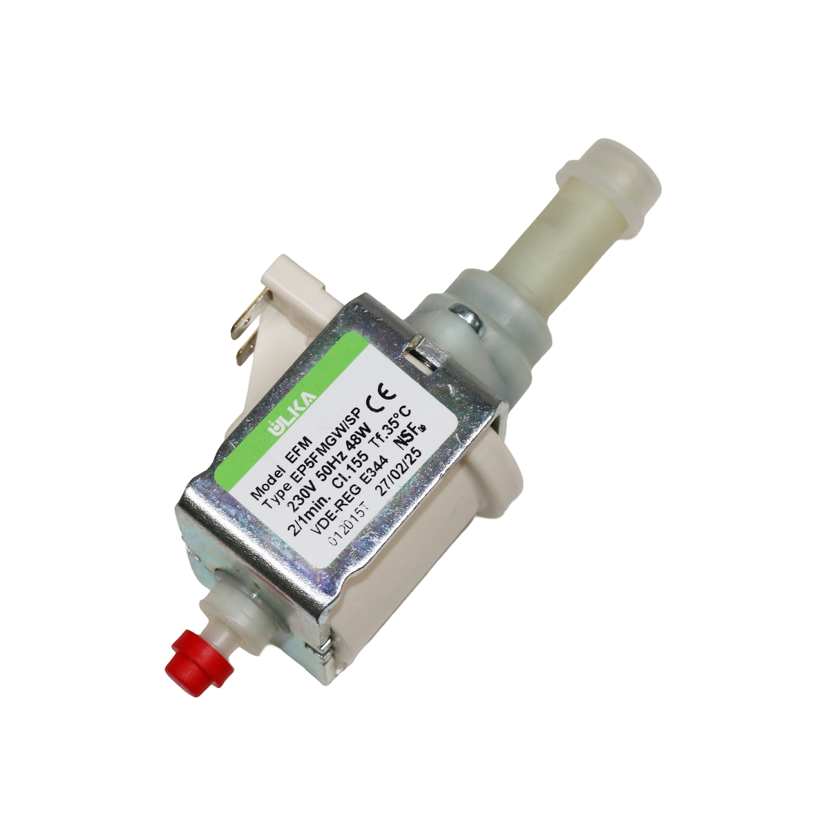 Ulka Vibration Pump EP5FMGWSP-230V, 50 Hz, 48W NSF — Hydronics Depot Inc.